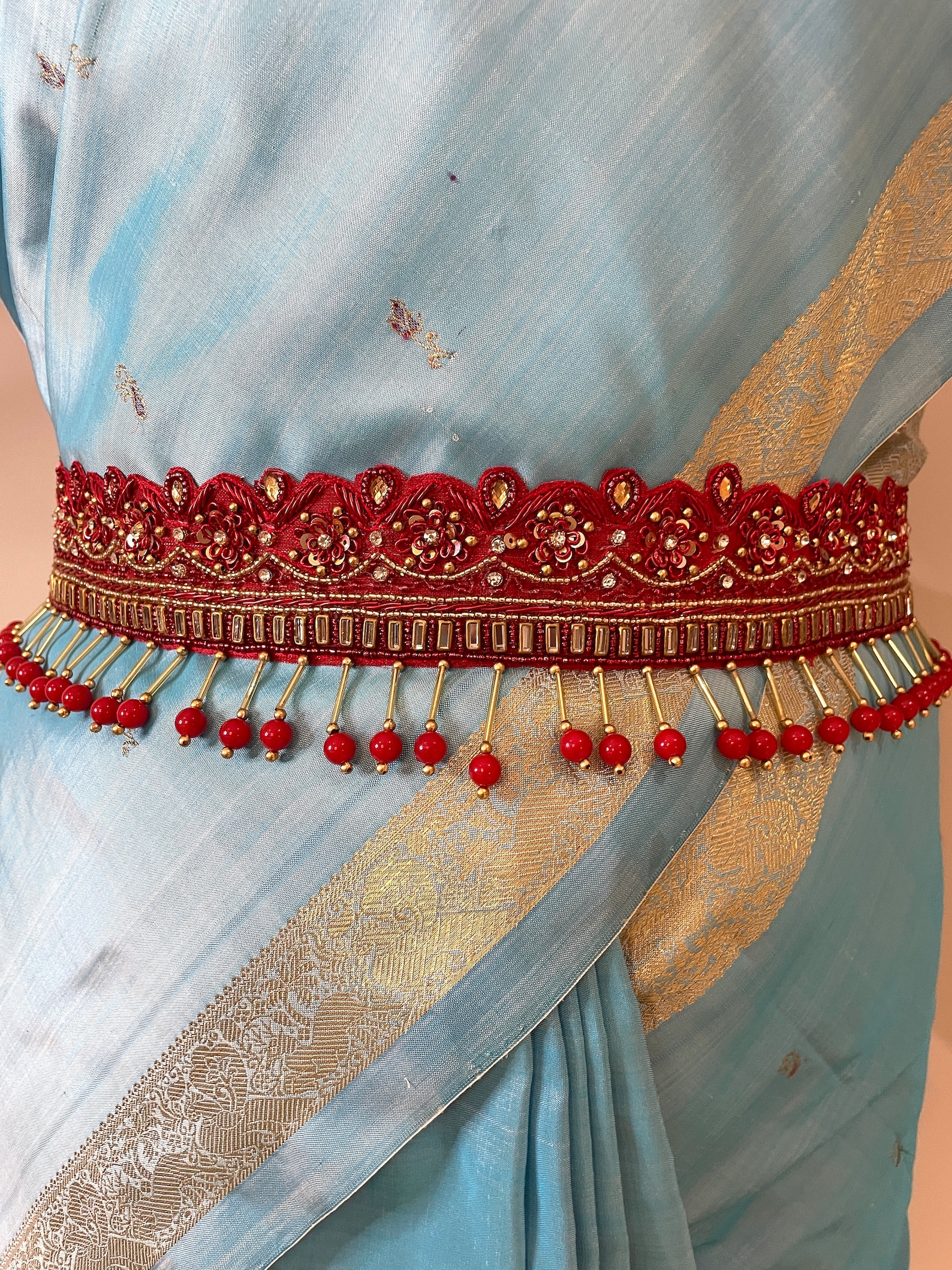 SAREE Belt-adult-waist Belt/ Hip Belts/maggam Work Belt/kamarbandh ...