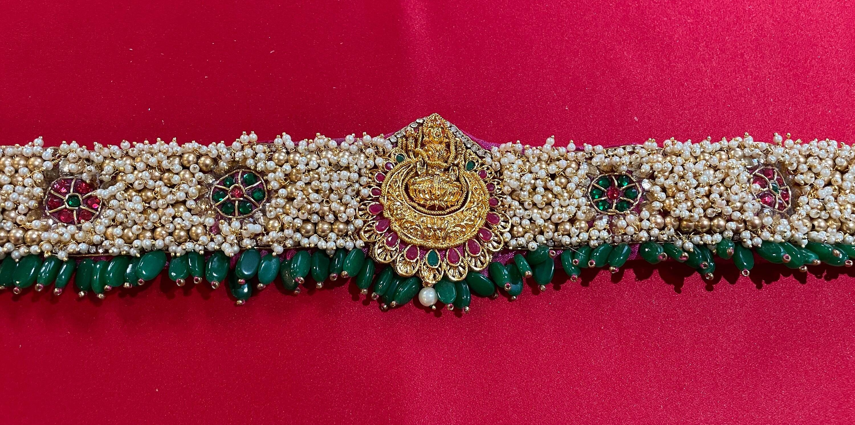 SAREE BELT- Adult Size Lehanga Belt- Kamarbandh- Vadannam- Hip Belt ...