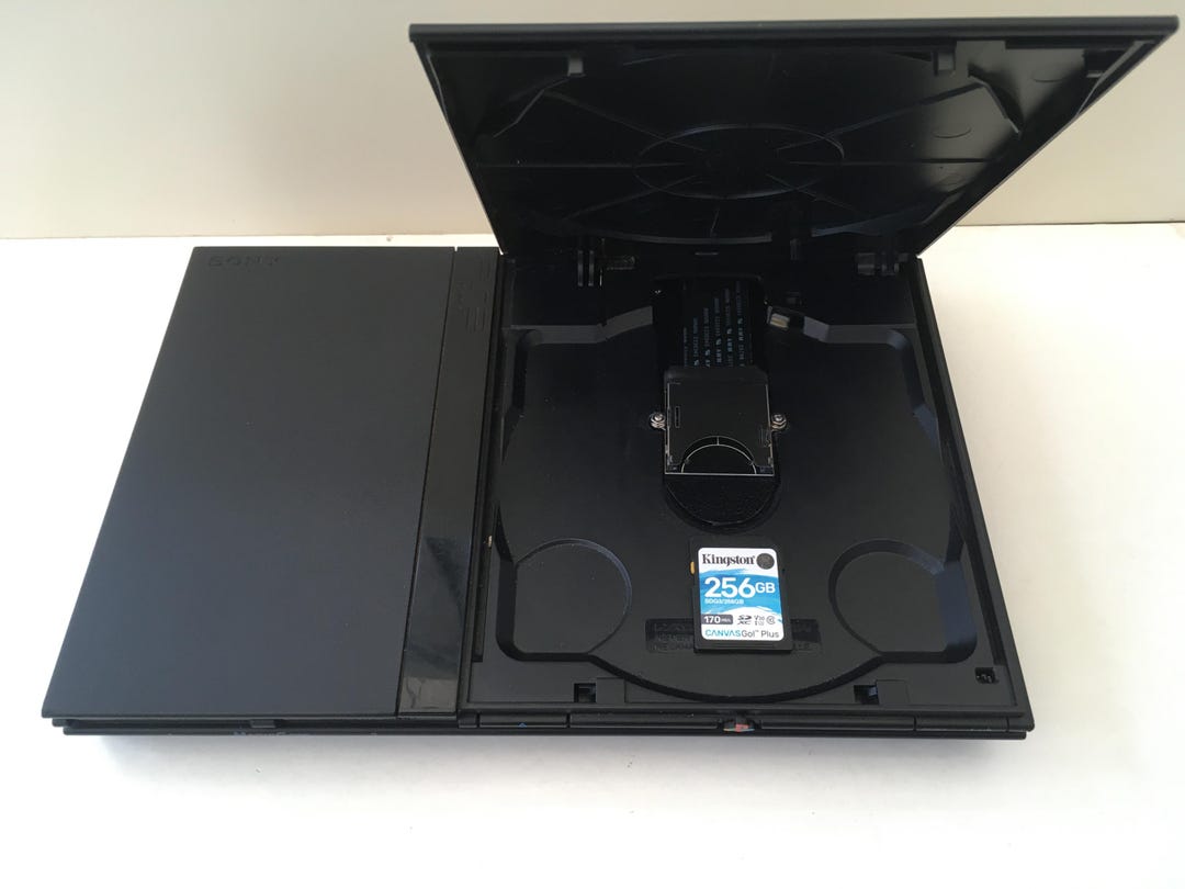Playstation 2 Slim Console Ode Like Xstation Ps2 With Sd Slot 256gb - Etsy