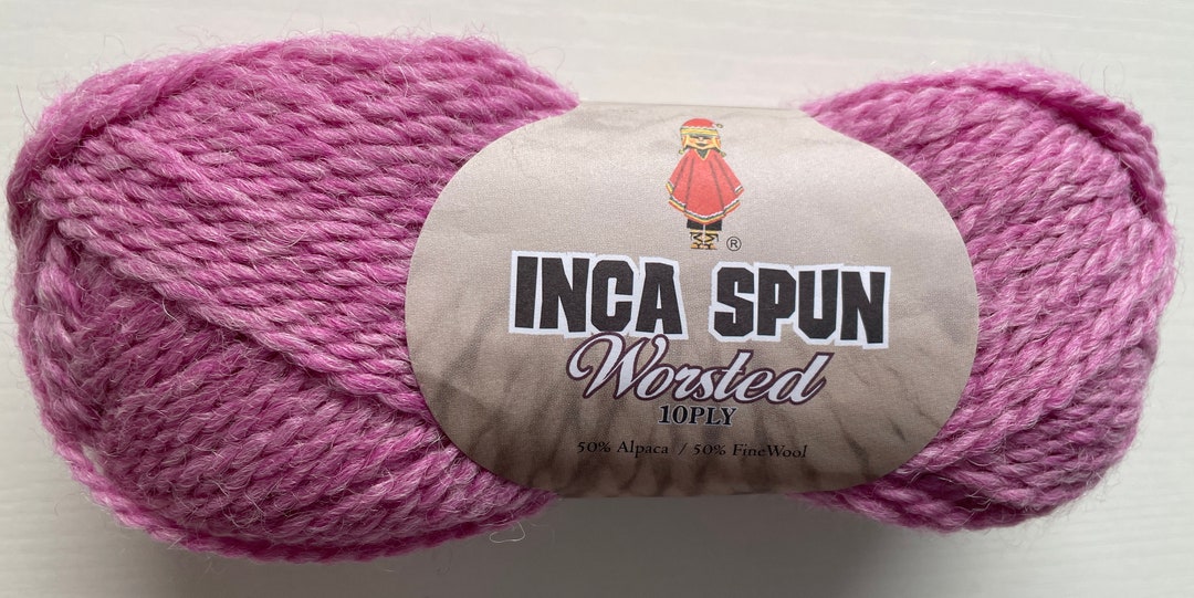 Inca Spun Worsted by Alpaca Yarns. 20 Ball Pack Colour M1788 Pink ...