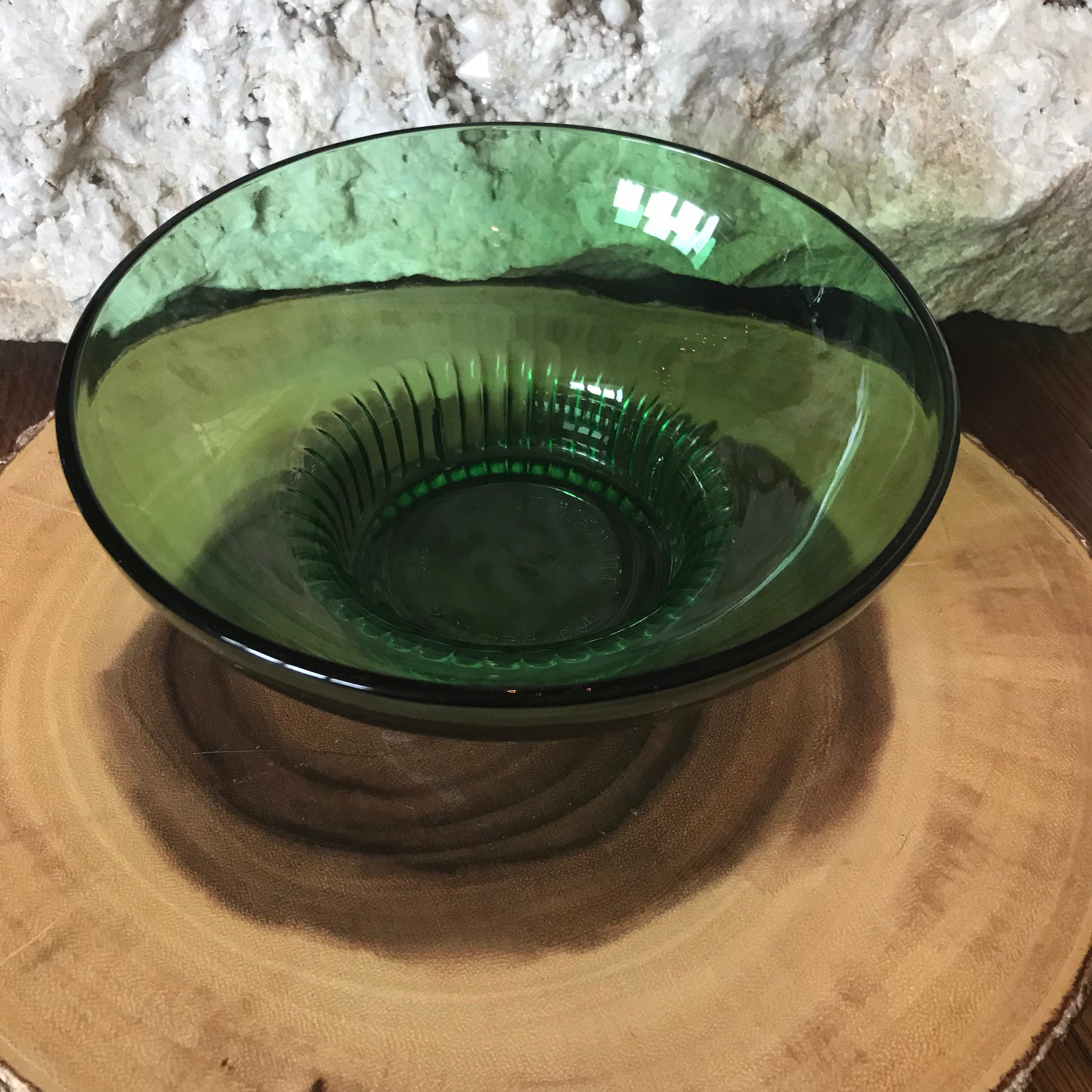 Vintage Mid-century AL Randall Green Glass Bowl #A152 - Etsy
