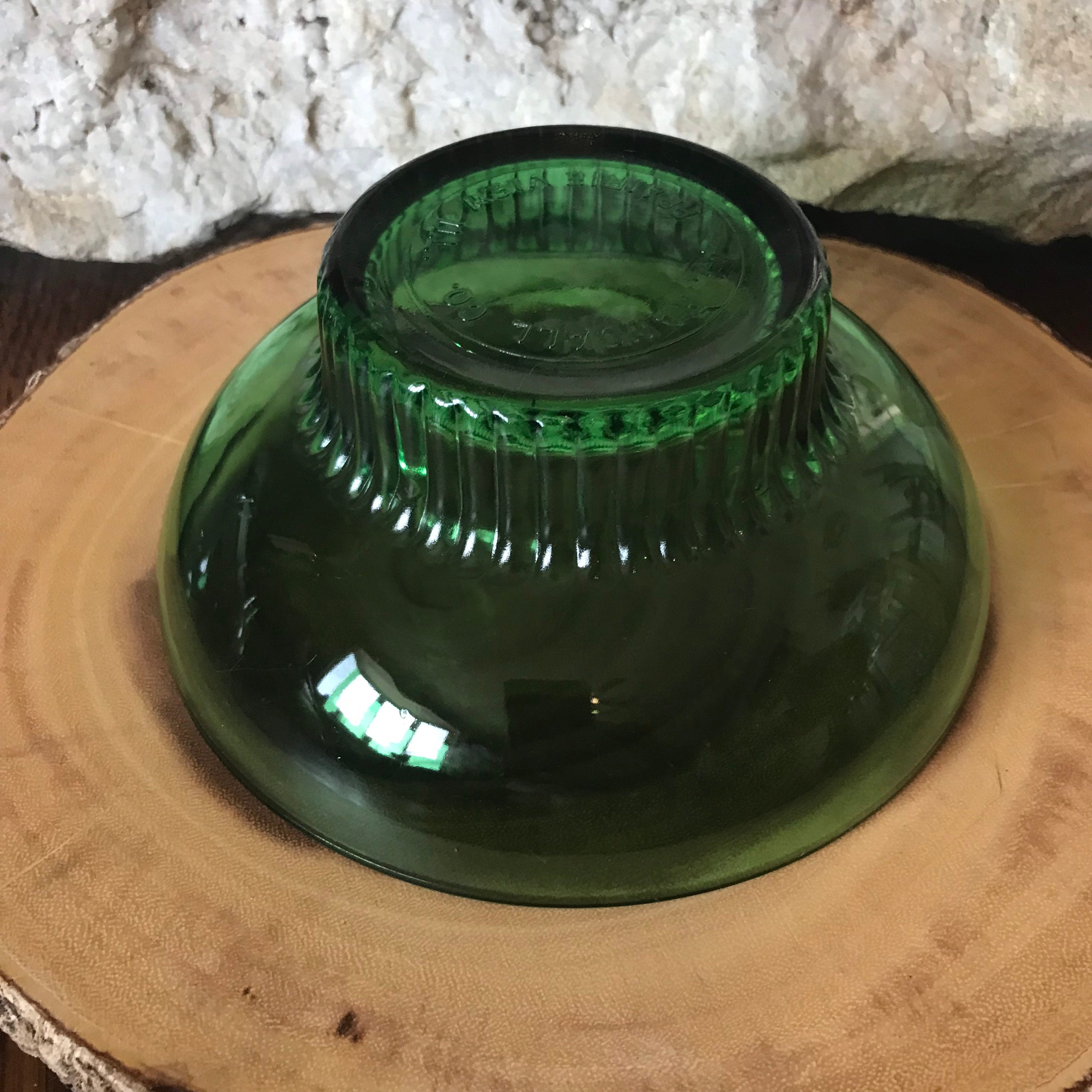 Vintage Mid-century AL Randall Green Glass Bowl #A152 - Etsy