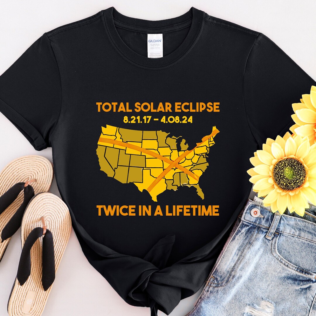 Solar Eclipse Shirt, Lunar Eclipse Sweatshirt, April 8th 2024 Total ...