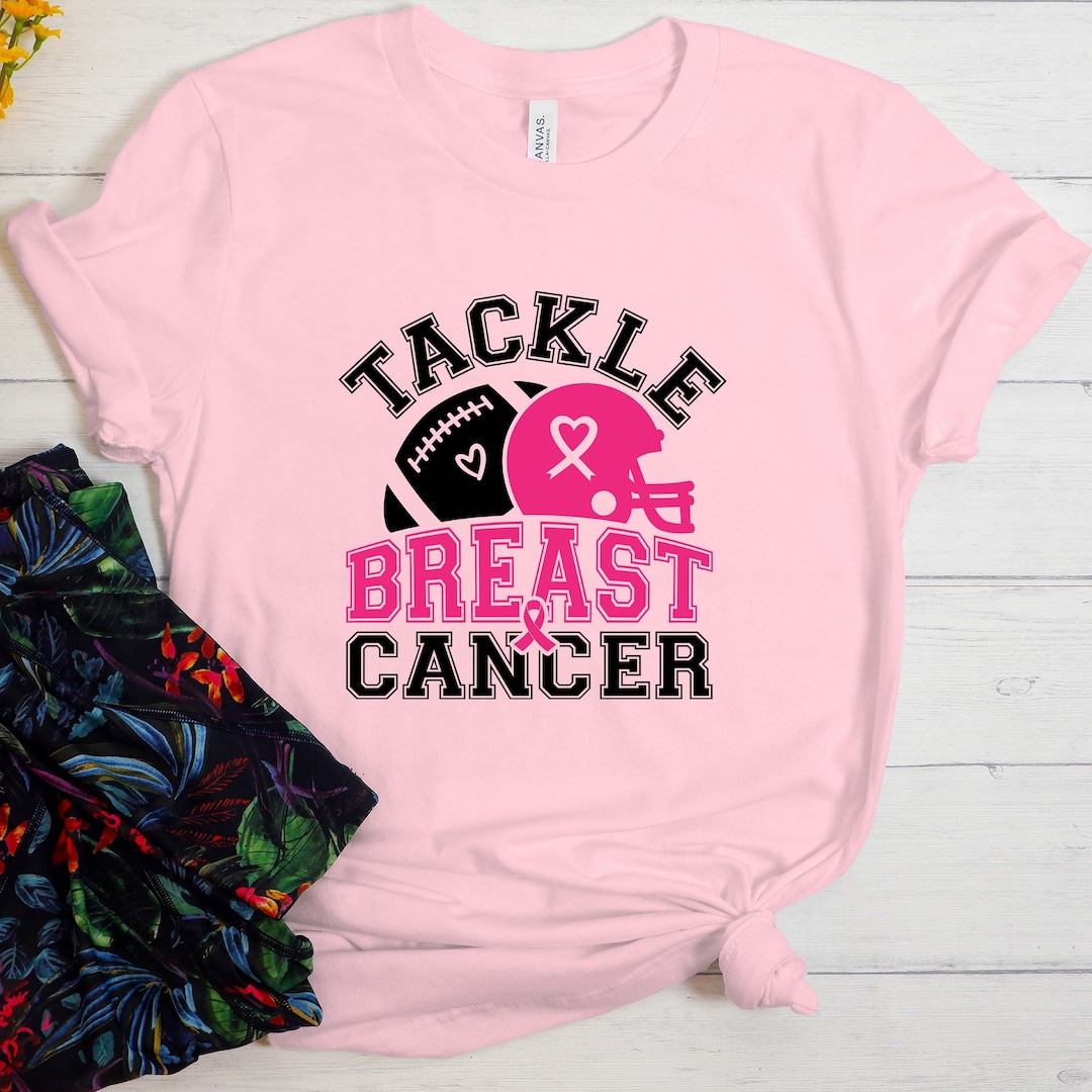 Tackle Breast Cancer Football Shirt Tackle Breast Cancer Football ...