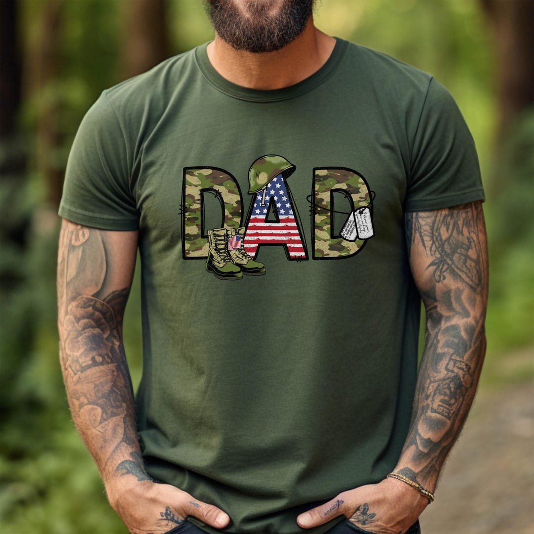Army Dad Shirt, Father Day Sweatshirt, Military Dad Gift, Camo Army ...