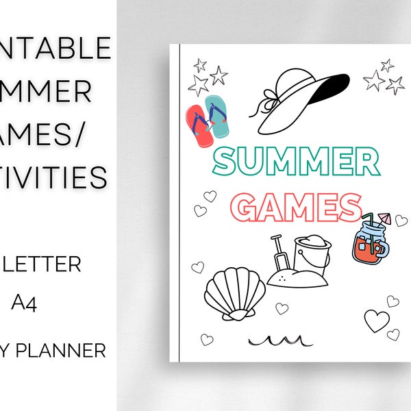 Printable Road Trip Games Printable Summer Coloring Pages Kids Road ...