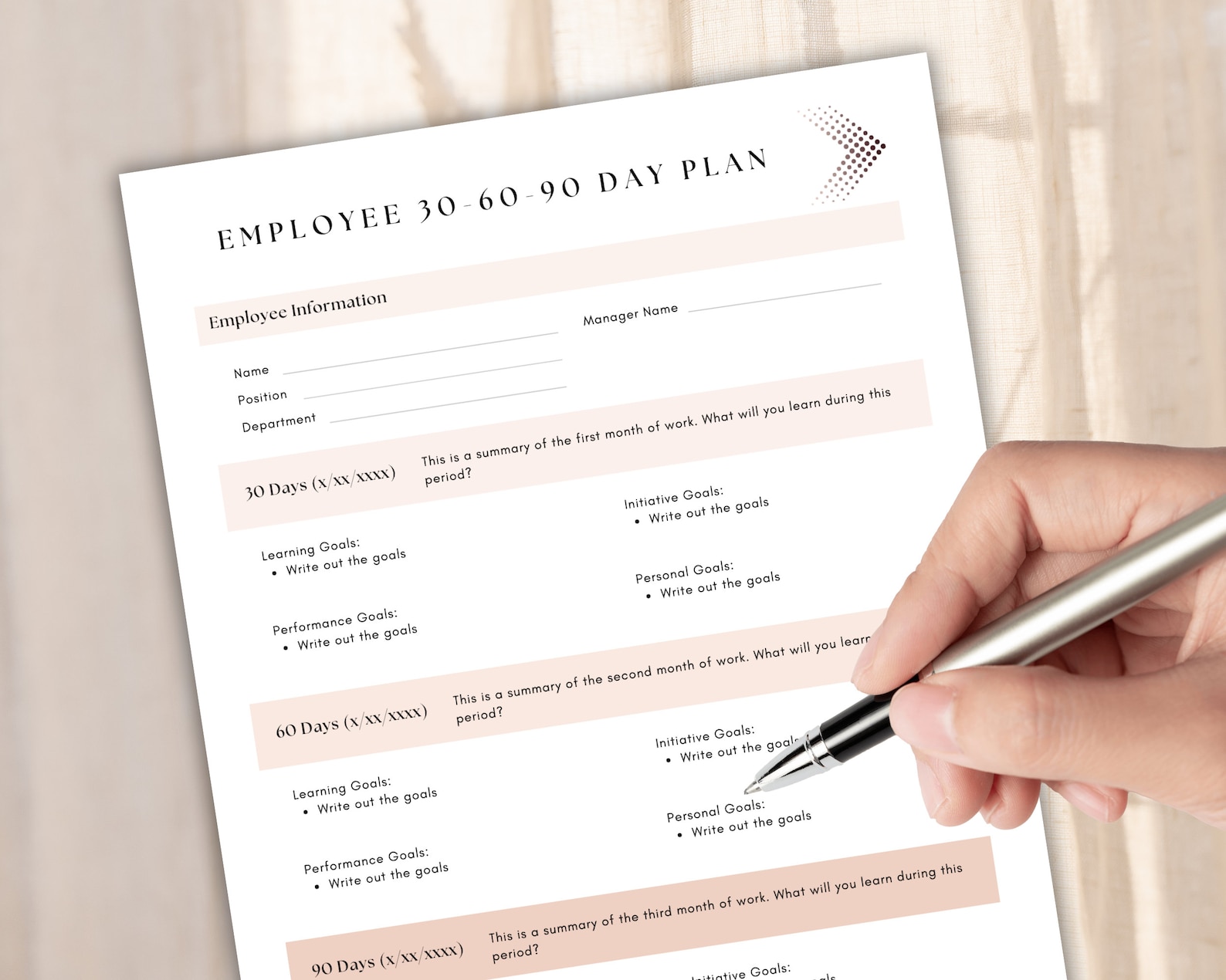 Employee Performance Evaluation Forms | Canva Template (digital ...