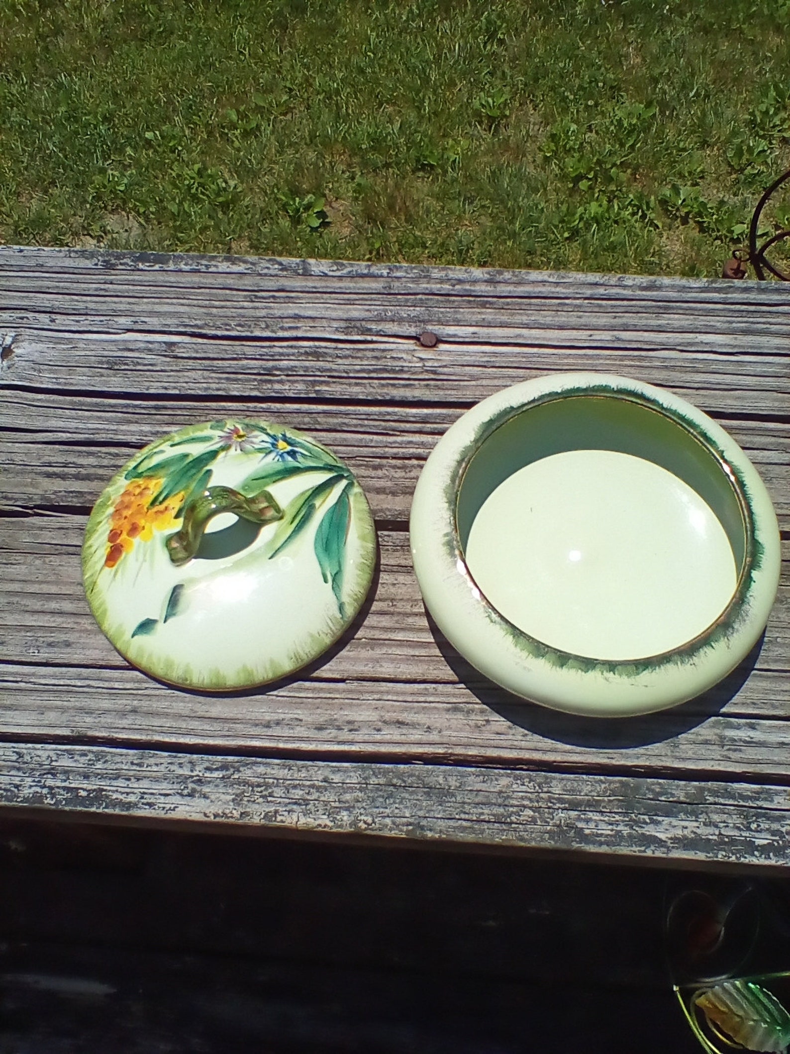 Handmade in Italy 1956 Dressing Powder Ceramic Lidded Bowl 301/654 Ever ...