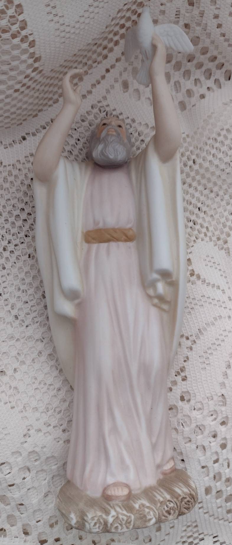 NOAH ~ Home Interiors Masterpiece Porcelain 1996. Made in Mexico. Excellent Condition 9" Tall - Etsy