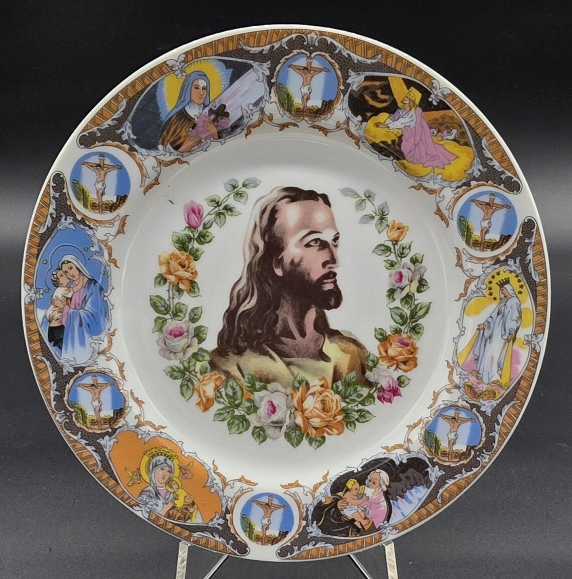 Life of Jesus Porcelain Collector Plate, Made in Japan, Religious ...