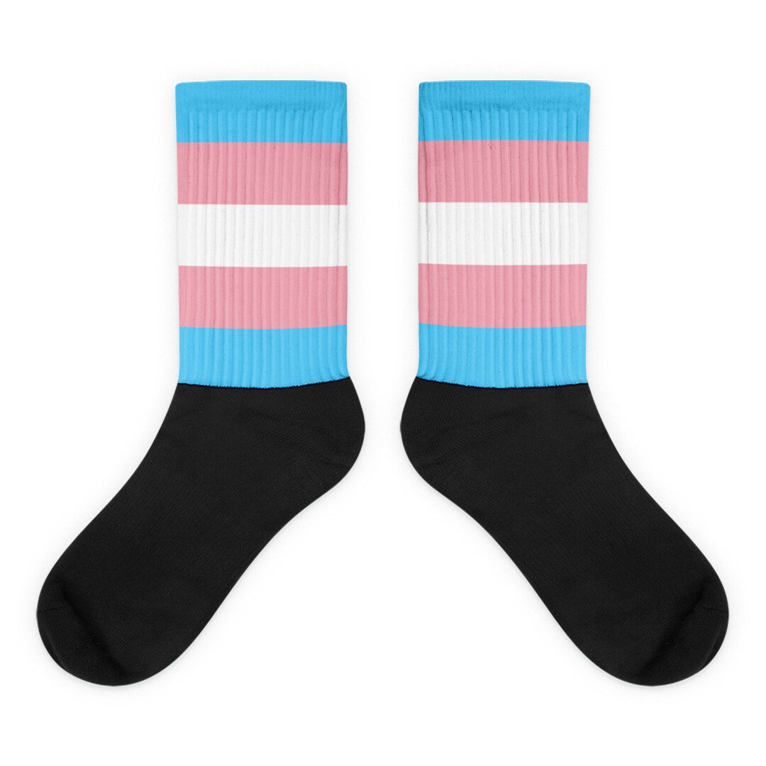 Trans Pride Socks - Etsy