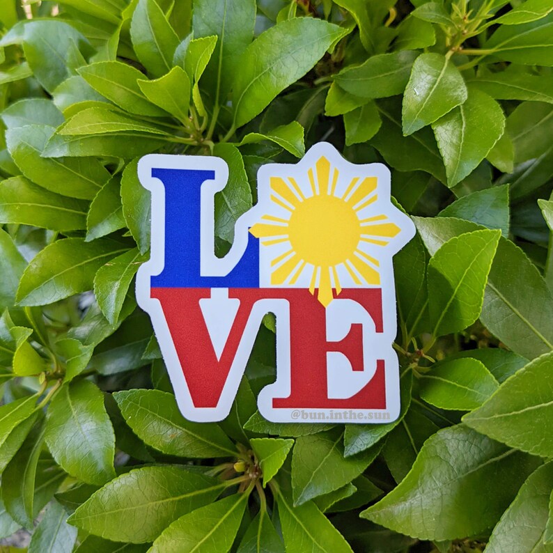Love Sun 2.5x2.5inch Sticker | Die Cut | Waterproof Decal | Philly ...