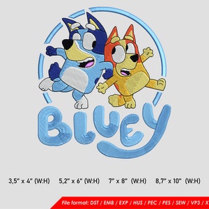 Bluey Embroidery - Etsy
