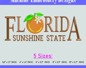 Florida State Embroidery - Etsy