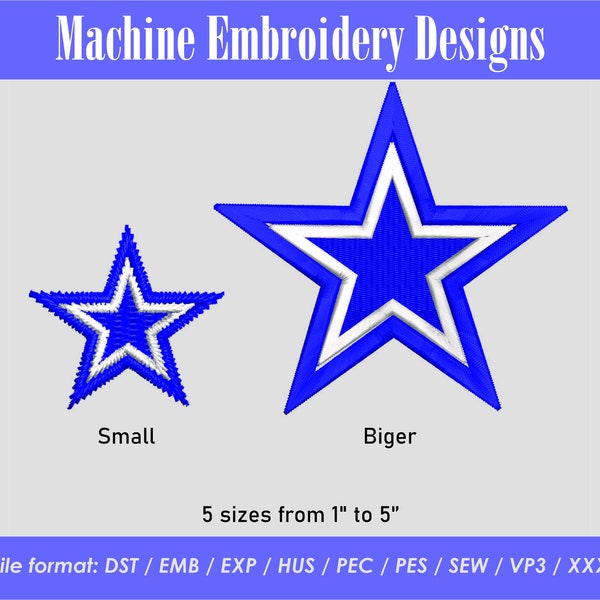 Dallas Cowboys Embroidery Design - Etsy