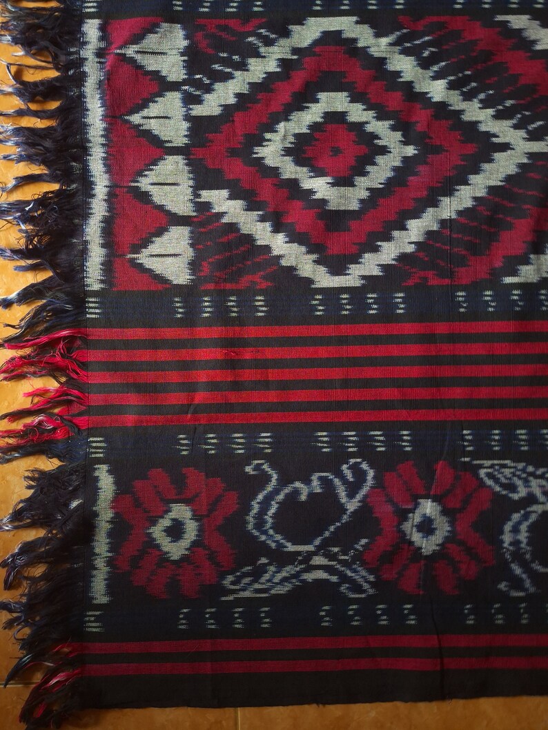 Explore the Timeless Artistry of Ikat Pattern Throw Blanket With Our ...