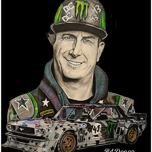 Ken Block Print - Etsy
