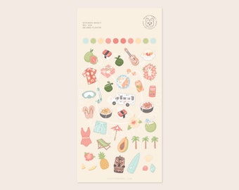 Matcha Sticker Sheet | Cute Decorative Journal Stickers Bakery - Etsy