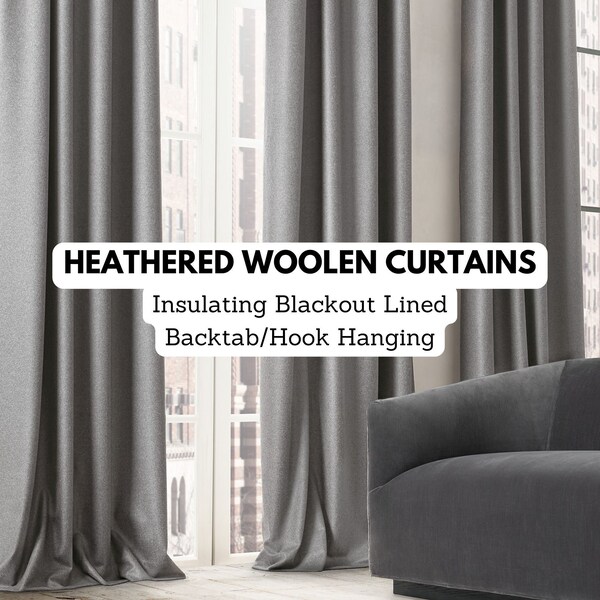 Wool Curtains - Etsy