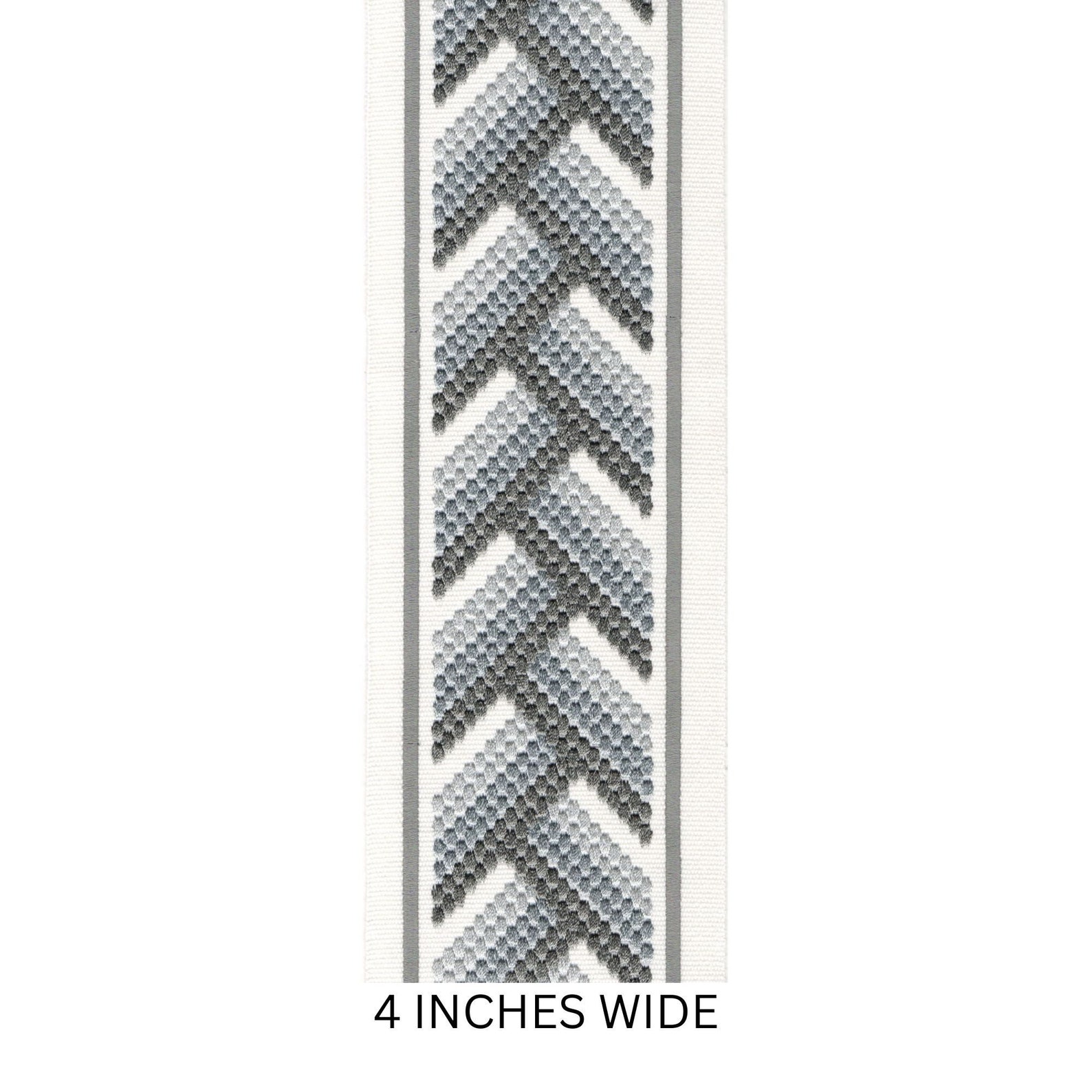 Trim Borders Geometric Embroidered for Curtains Cushions and Home ...