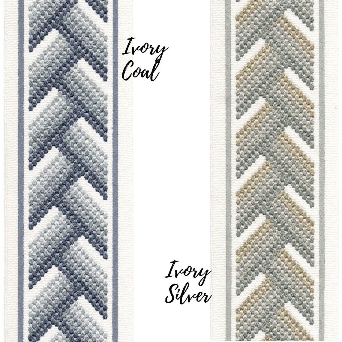 Trim Borders Geometric Embroidered for Curtains Cushions and Home ...