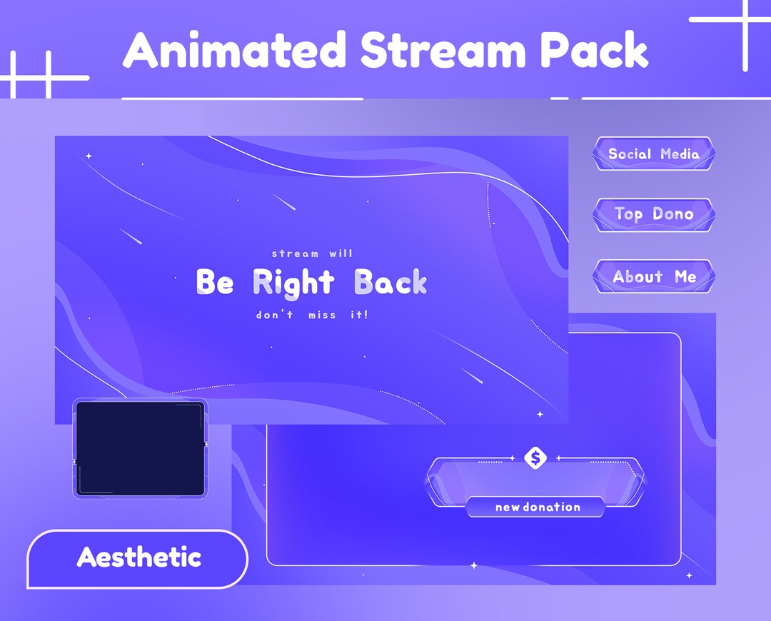 Stellar Animated Stream Package/transition/stream Overlay/panels/calm ...