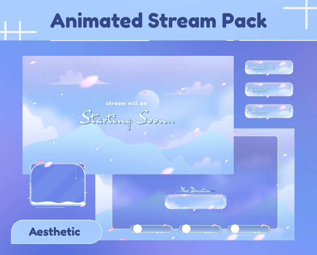 Dreamscape Animated Stream - Etsy