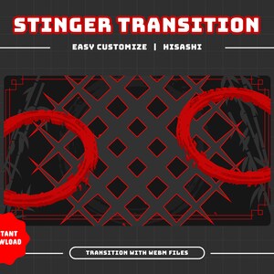 Hisashi Animated Stream Package/stream Overlay/japanese Theme ...