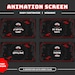 Hisashi Animated Stream Screen/stream Overlay/japanese Theme/transition ...