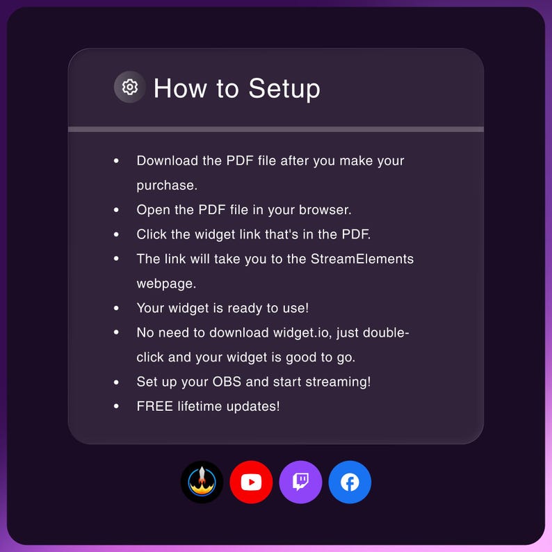 Dynamic Chat Widget | Glitch Cyberpunk UI | Twitch Youtube | Animated ...