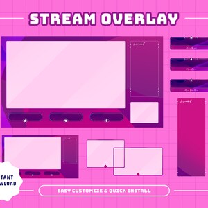 Epiphany Animated Stream Package/transition/stream Overlay/panels/girly ...