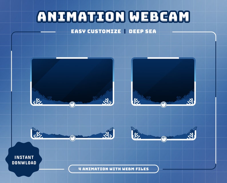 Deep Sea Animated Stream Package/stream - Etsy