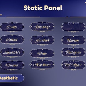 Overcast Circles Animated Stream Package/stream Overlay/stream Package ...