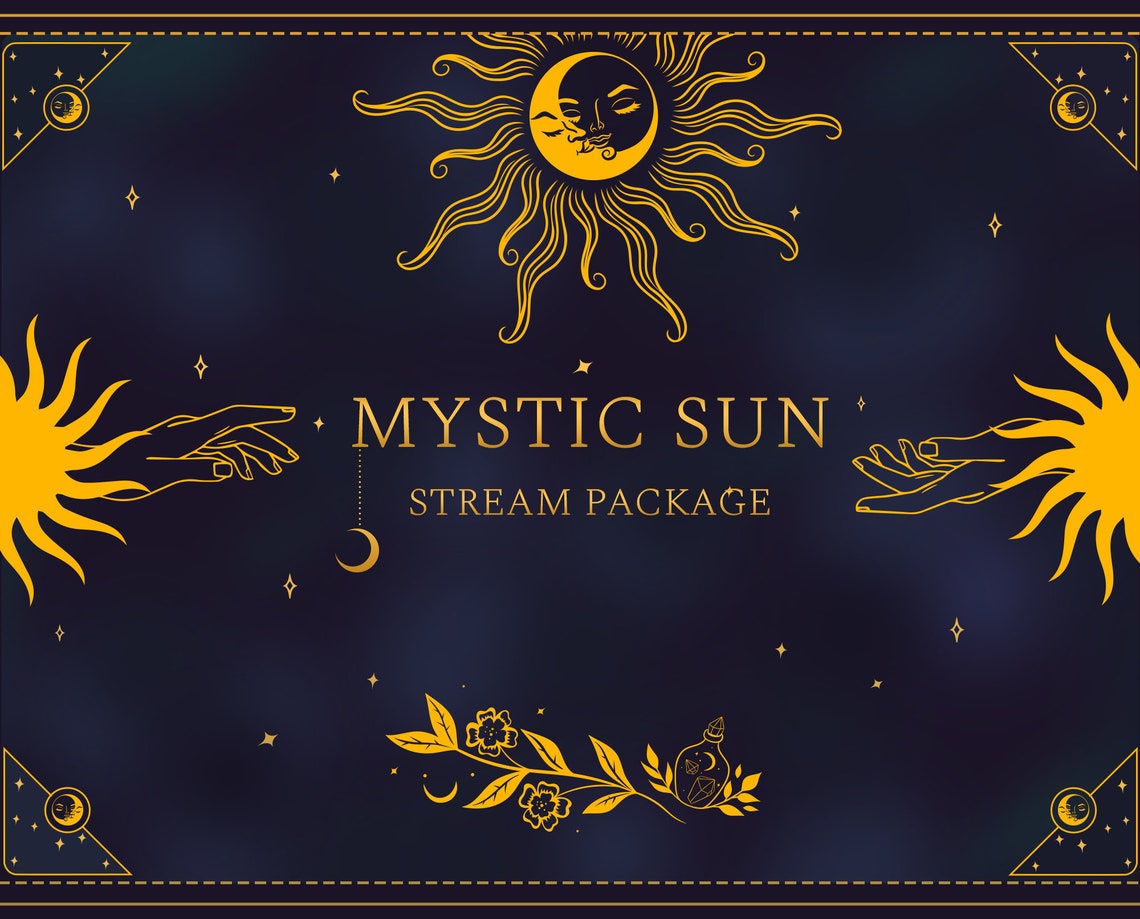 Mystic Sun Animated Stream Package/stream Overlay/stream - Etsy
