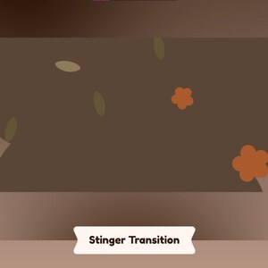 Botanical Vtuber Animated Stream Package/stream Overlay/transition ...