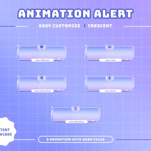 Crescent Animated Stream Package/transition/stream Overlay/panels/calm ...
