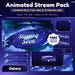 Galactic Dreamweave Animated Stream Pack/galaxy Twitch Overlay/cloud ...