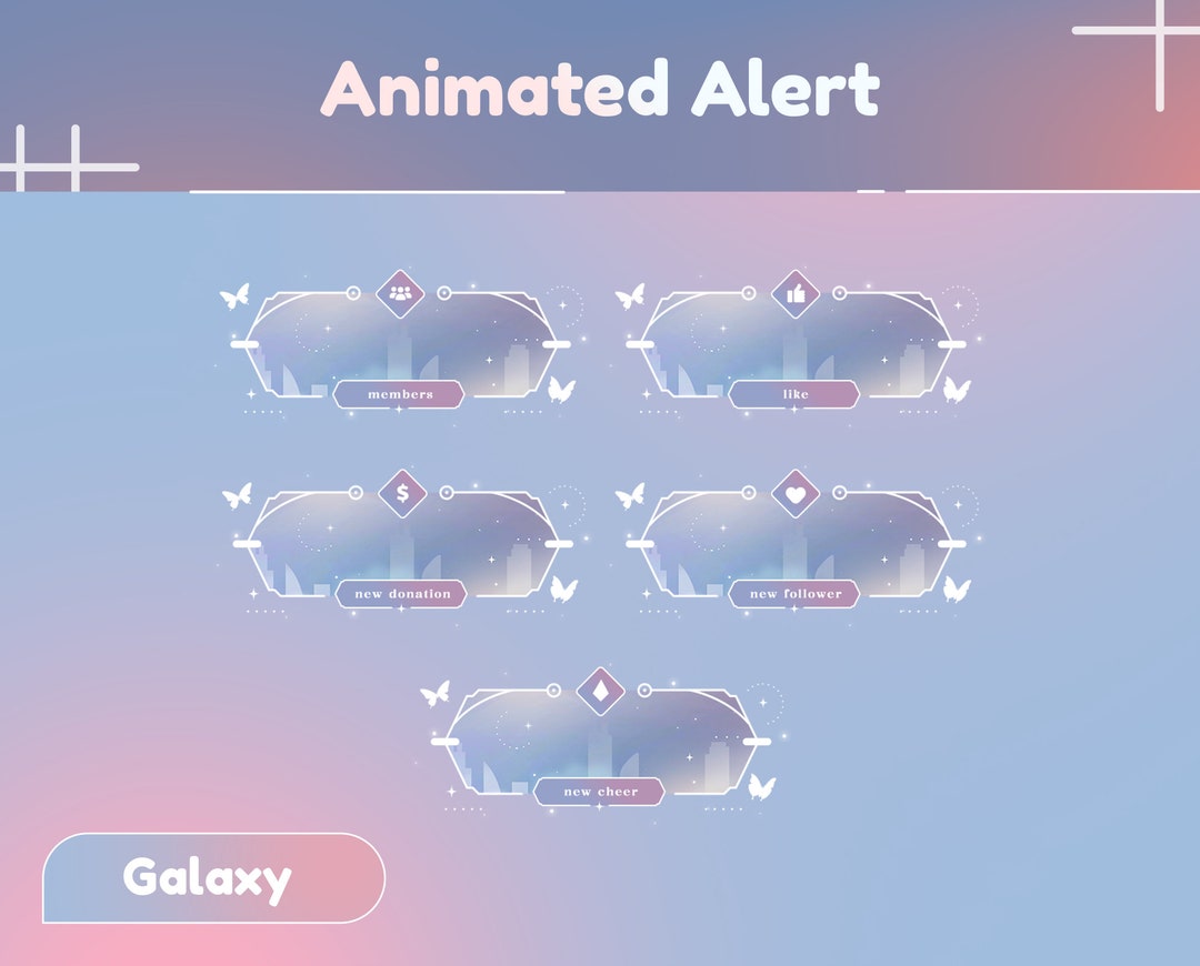 Nexuspire Animated Stream Alert/stream Overlay/transition/panels/vtuber ...