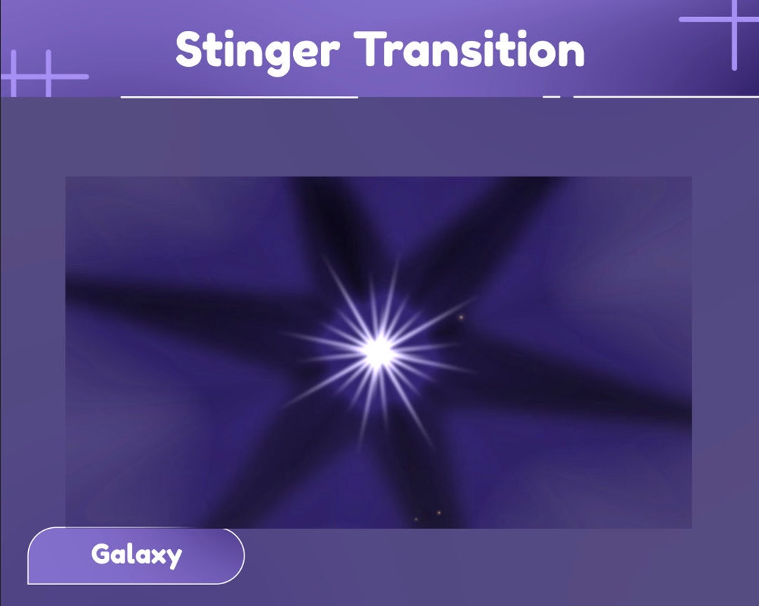 Galaxea Animated Stream Transition/stinger/stream Overlay/panels/sky ...