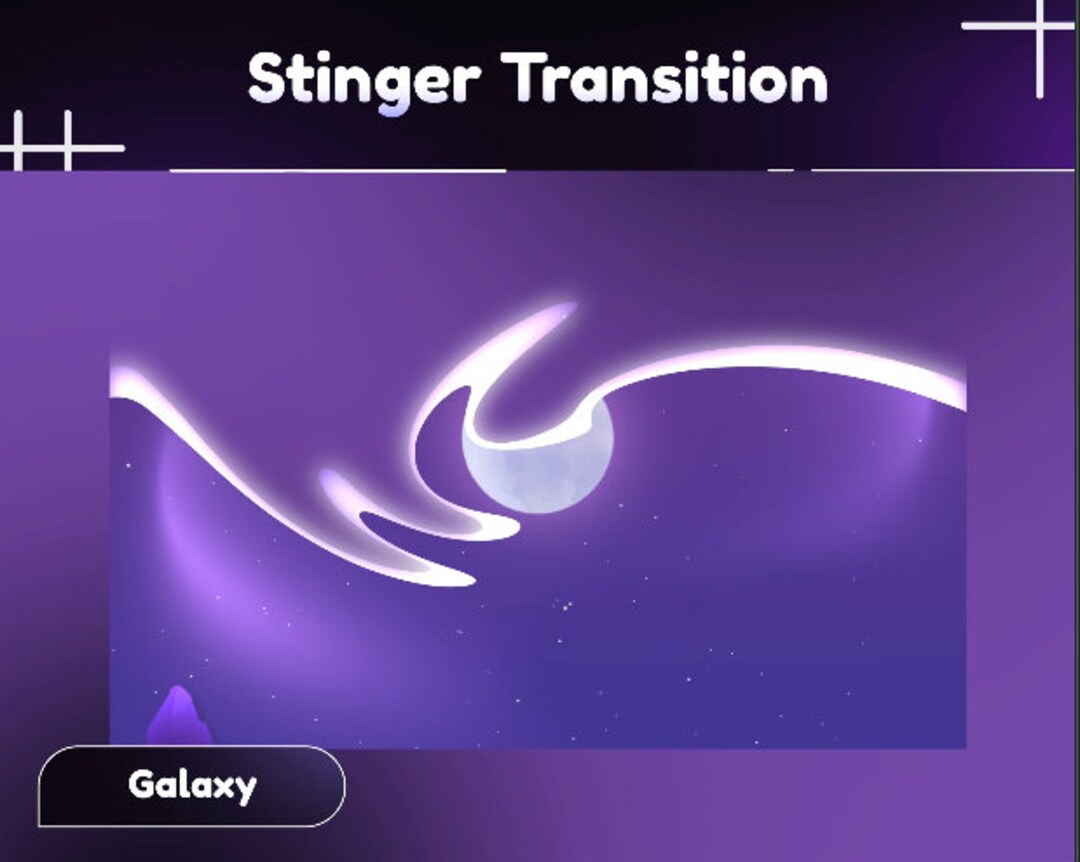 Galaxy Hill Animated Stream Transition for Twitch, Kick, Youtube/japan ...