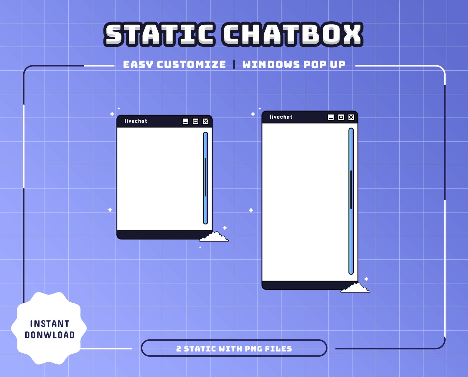 Windows Pop-up Animated Stream Package/transition/stream Overlay/panels ...