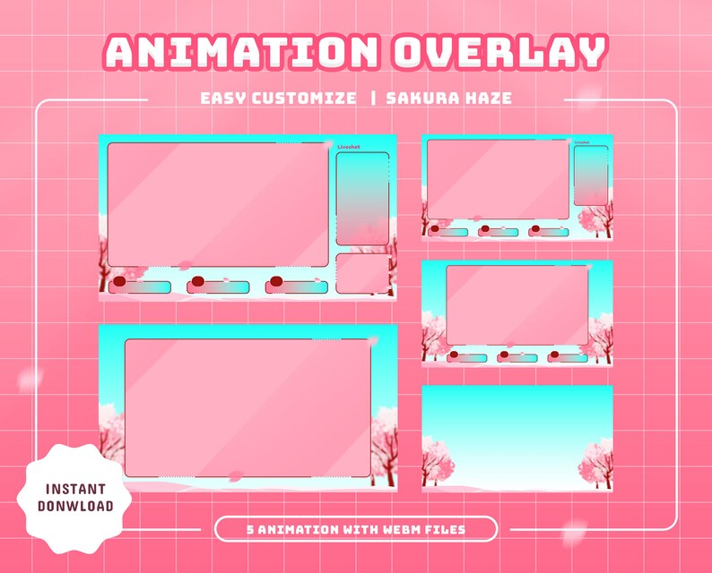 Sakura Haze Animated Stream Package/transition/panels/japan/cute/tree ...
