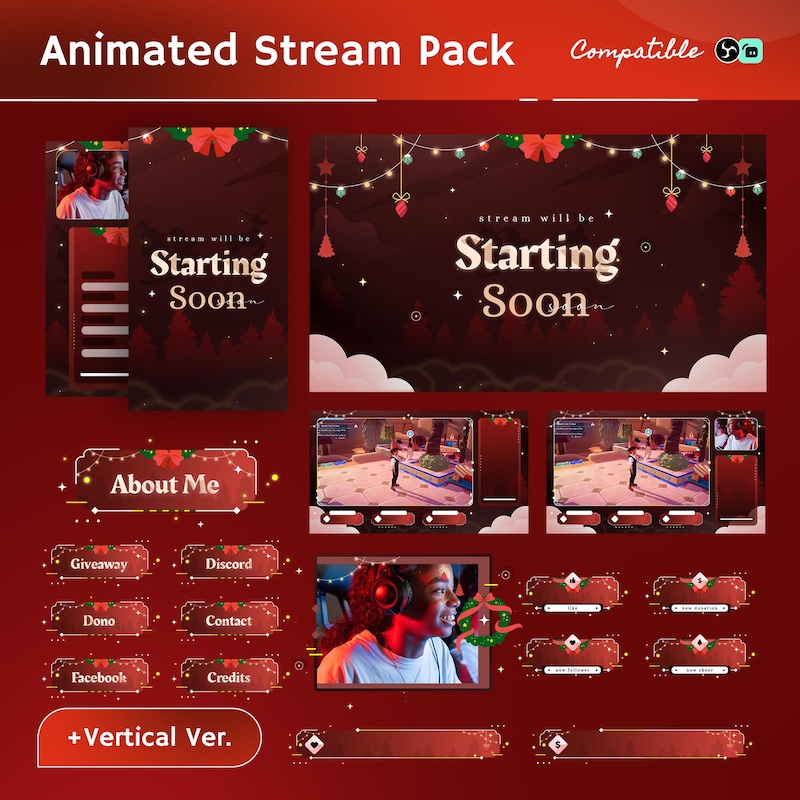 Christmas Streaming Alerts - Etsy