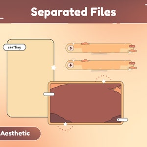 Sunset Animated Stream Package/transition/panels/girly/cute Theme ...