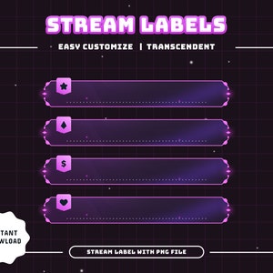 Transcendent Animated Stream Package/transition/stream Overlay/panels ...