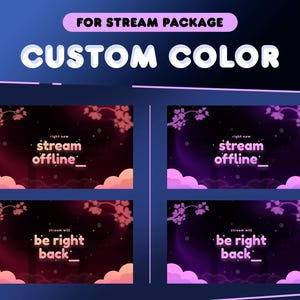 Custom Color Stream Overlay Add-on - Etsy