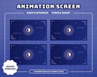 Hisashi Animated Stream Screen/stream Overlay/japanese - Etsy