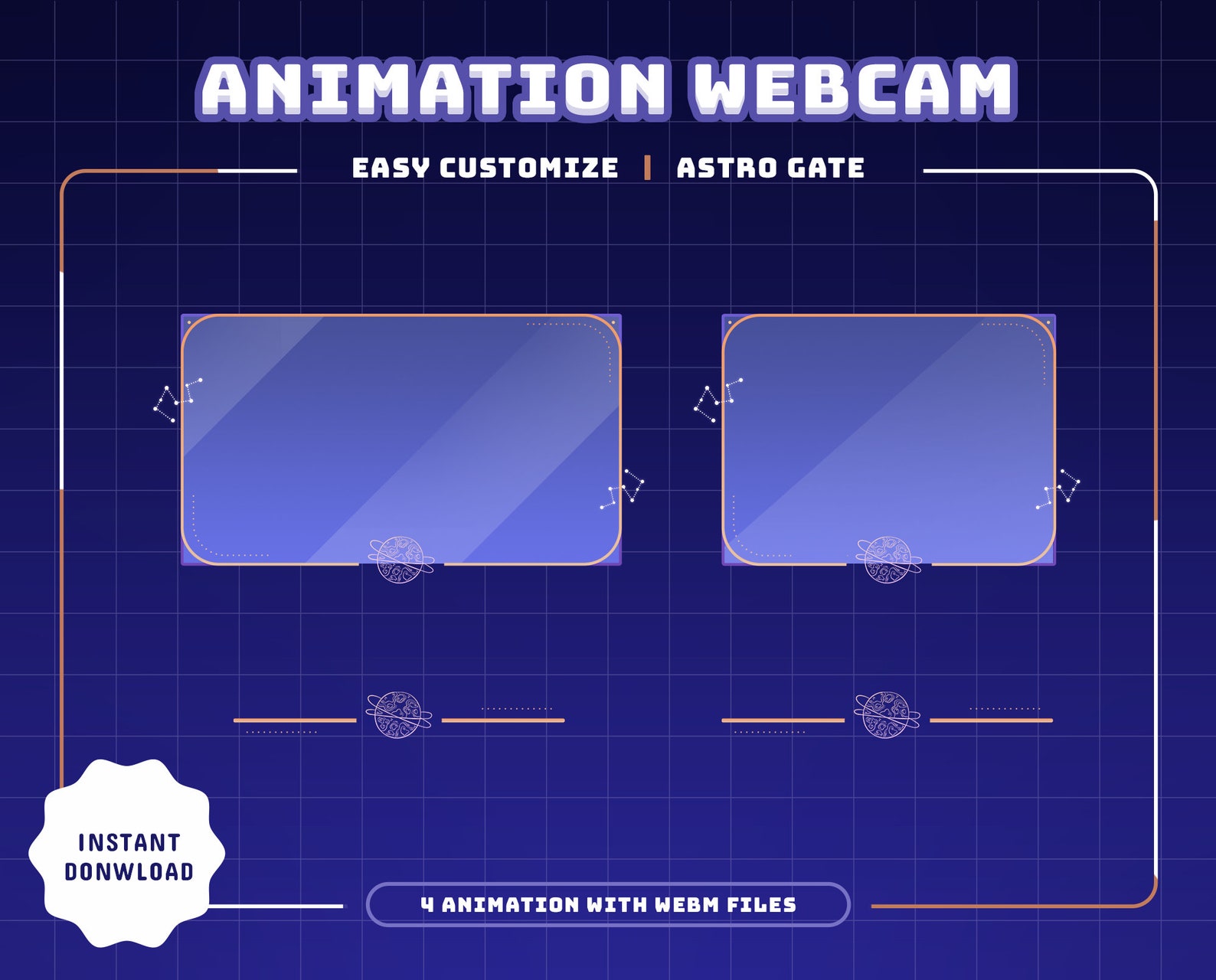 Astro Gate Animated Stream Package/transition/stream Overlay/panels/sky ...