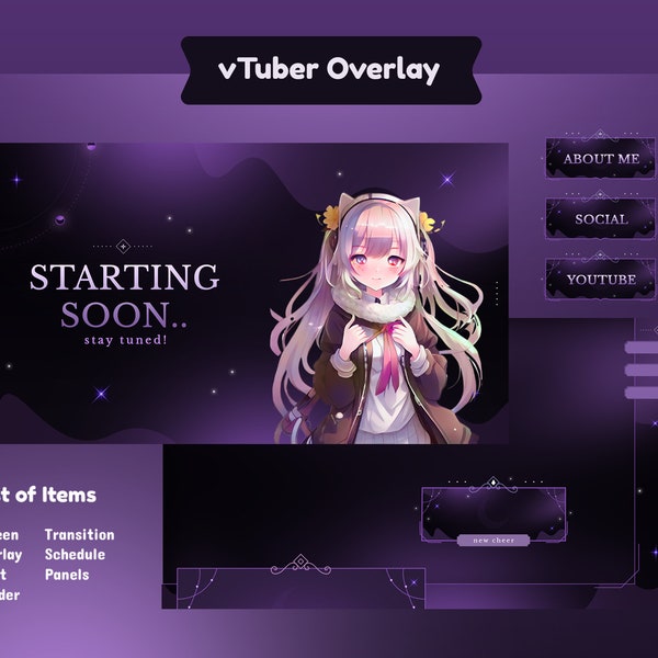Astro Space Animated Stream Package - Etsy
