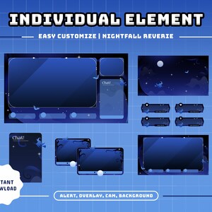 Spooky Witch Animated Stream Package | Nightfall Reverie Overlays ...